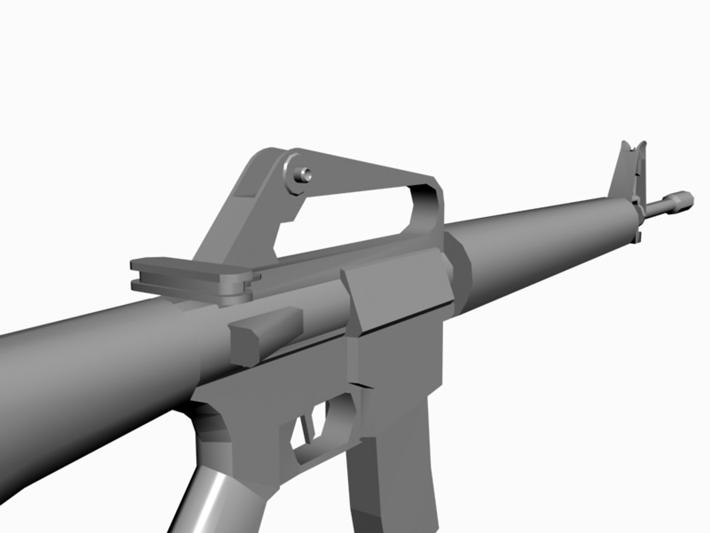 M16a1 Rifle M16 3d 3ds