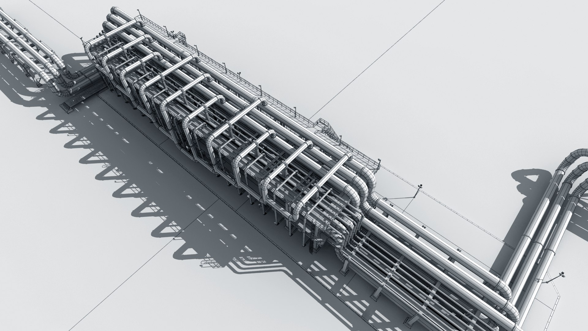 3D Metal Refinery Part 09 - TurboSquid 2049763