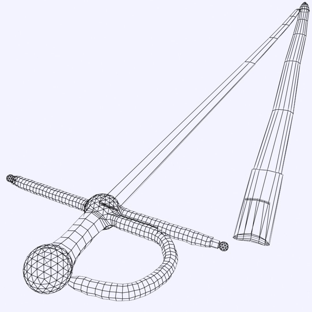 torero sword 3d model