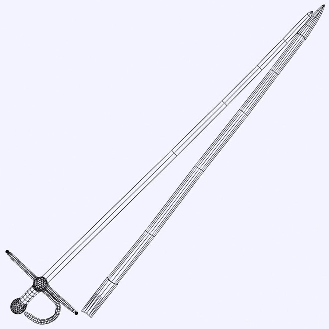 torero sword 3d model