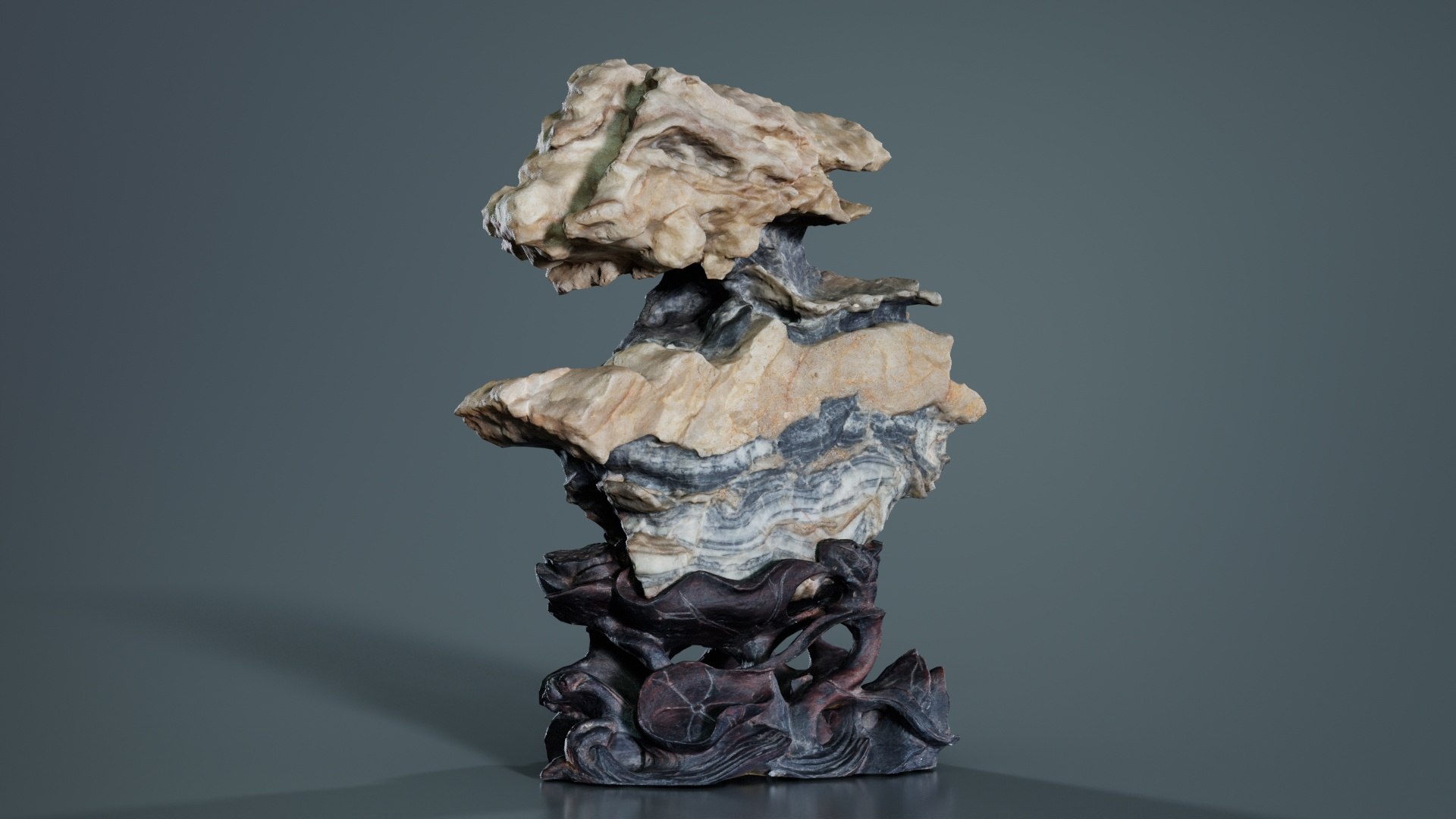 Suiseki Rock 09 Remastered 3D - TurboSquid 2362637