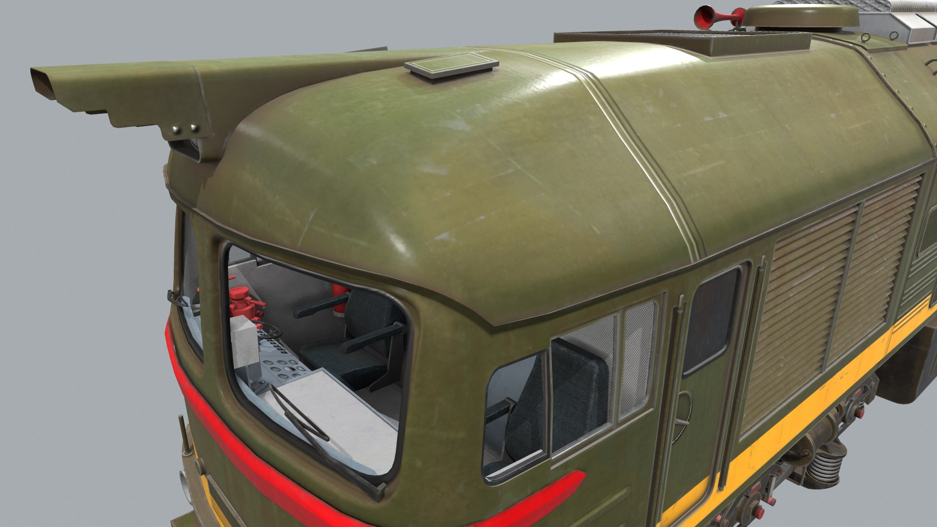 K62 M62 Diesel Locomotive 3D - TurboSquid 1988750