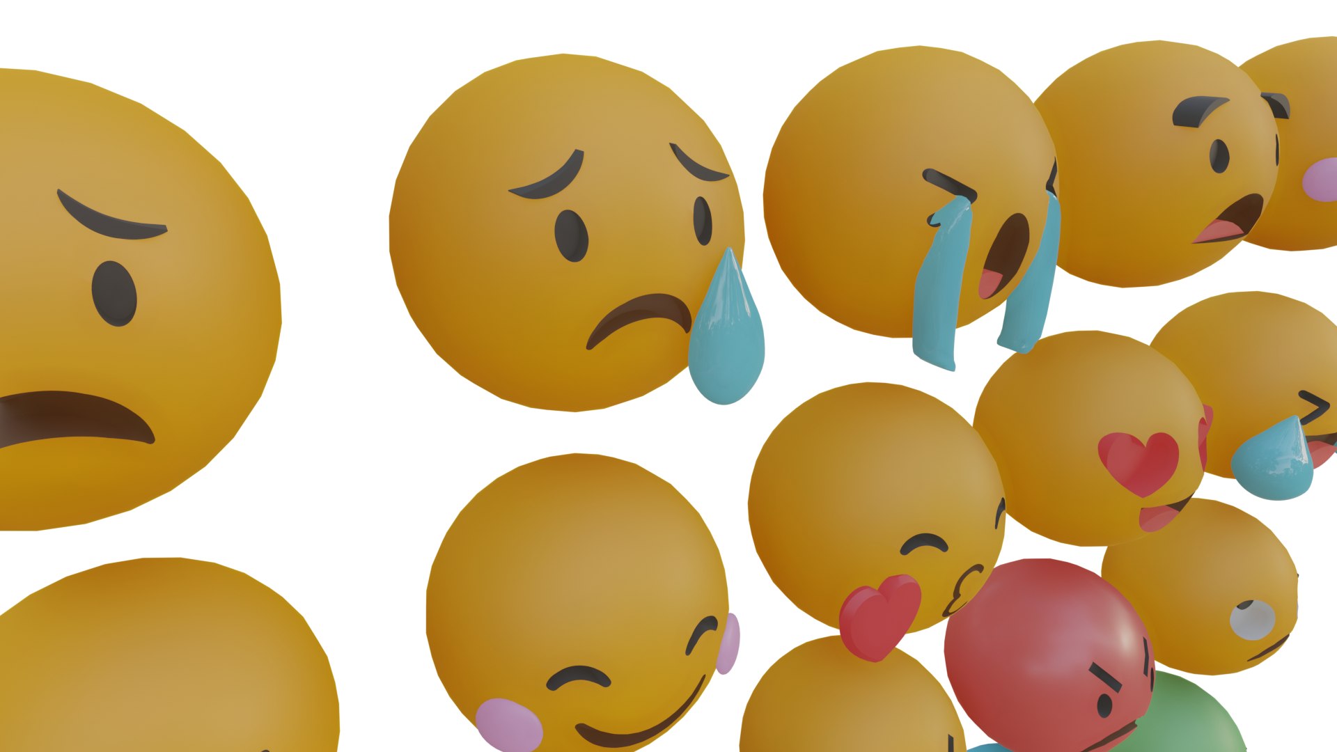3D 30 Emoji Pack Model - TurboSquid 2281145