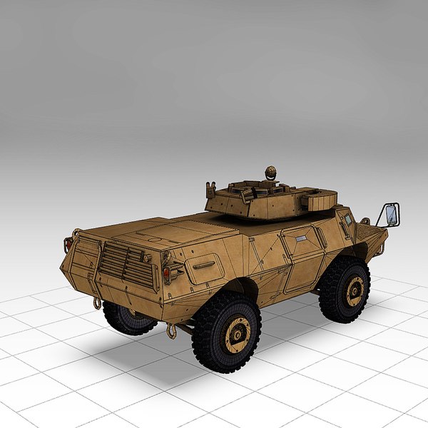 m1117 vehicle 3d model