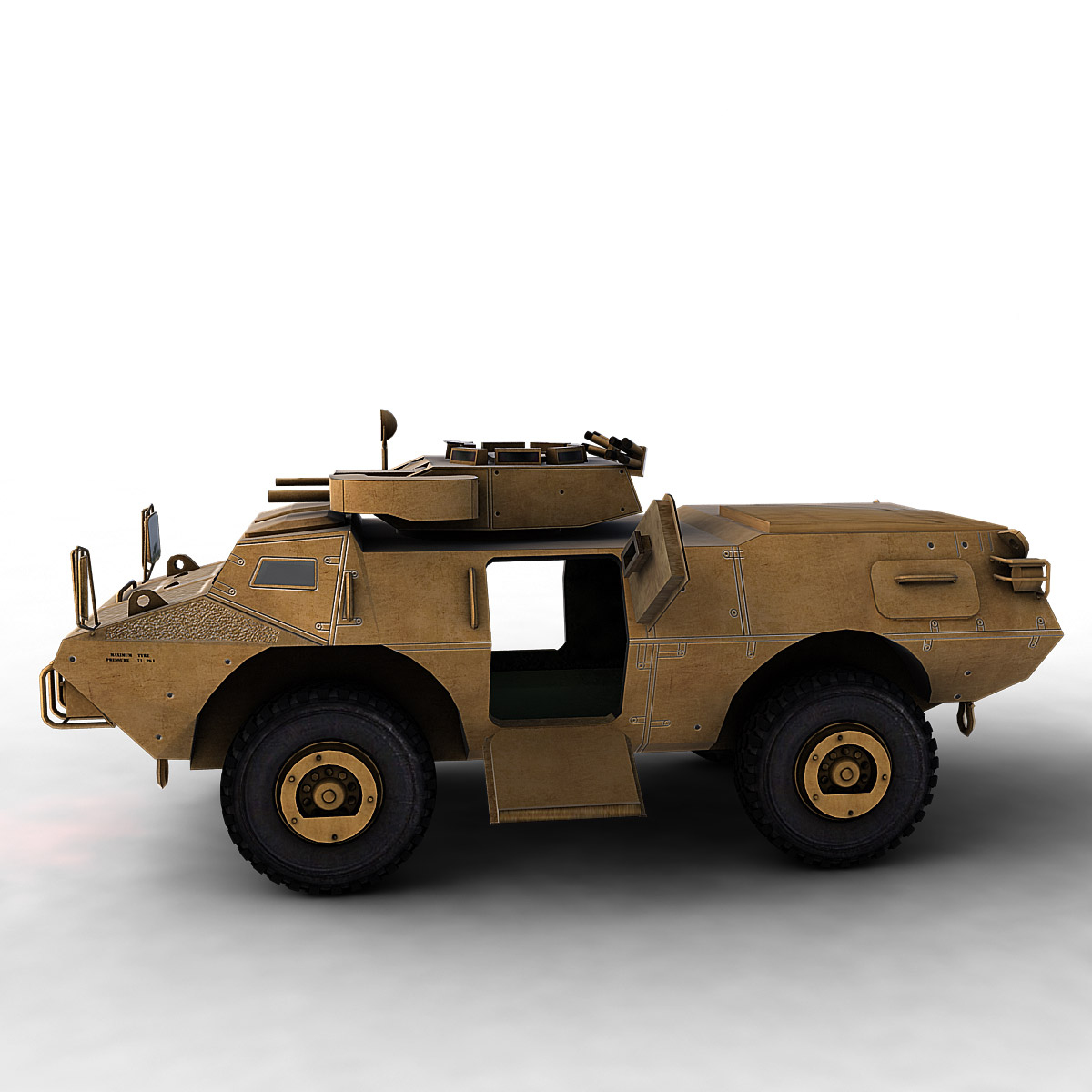 m1117 vehicle 3d model