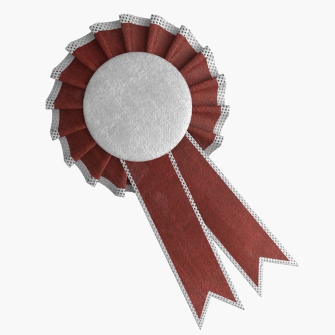 Award Ribbon 3d Model