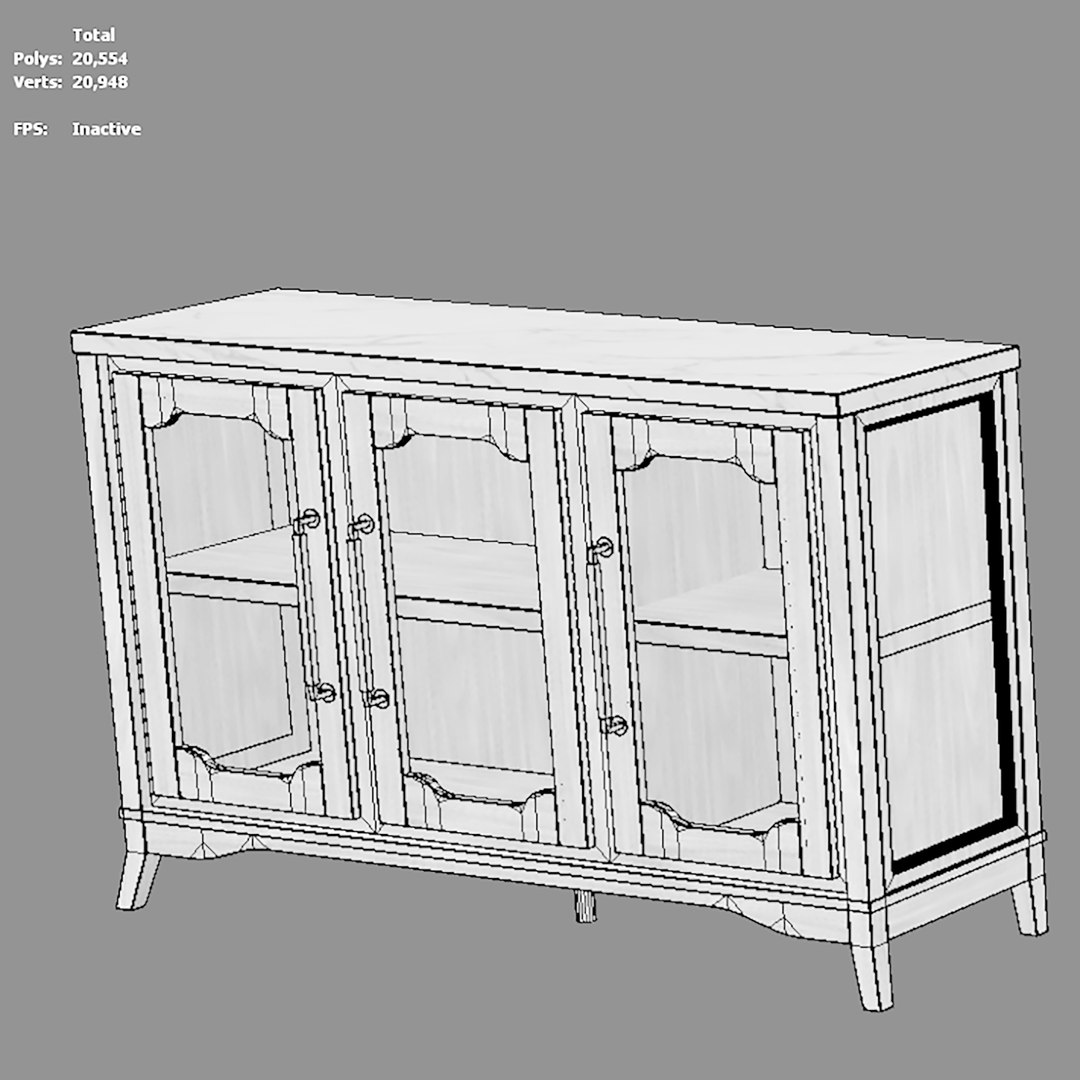 Welltern Dining Server 3D Model - TurboSquid 2142150