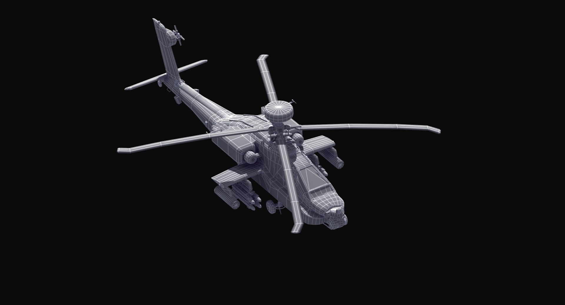 AH64 Black Gunship 3D - TurboSquid 2092194