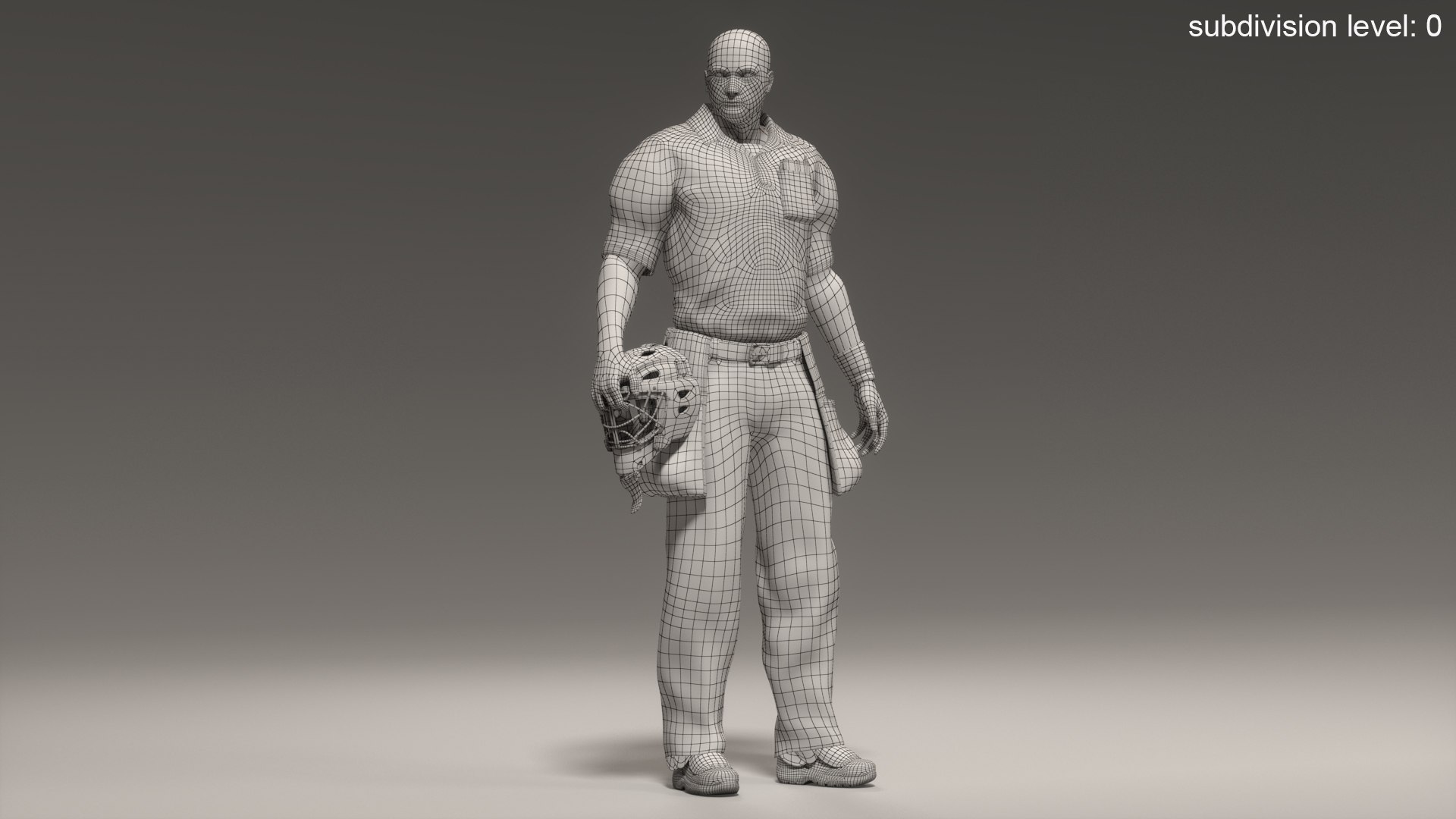 Baseball Umpire In Chief Animated HQ 3D Model - TurboSquid 2052087