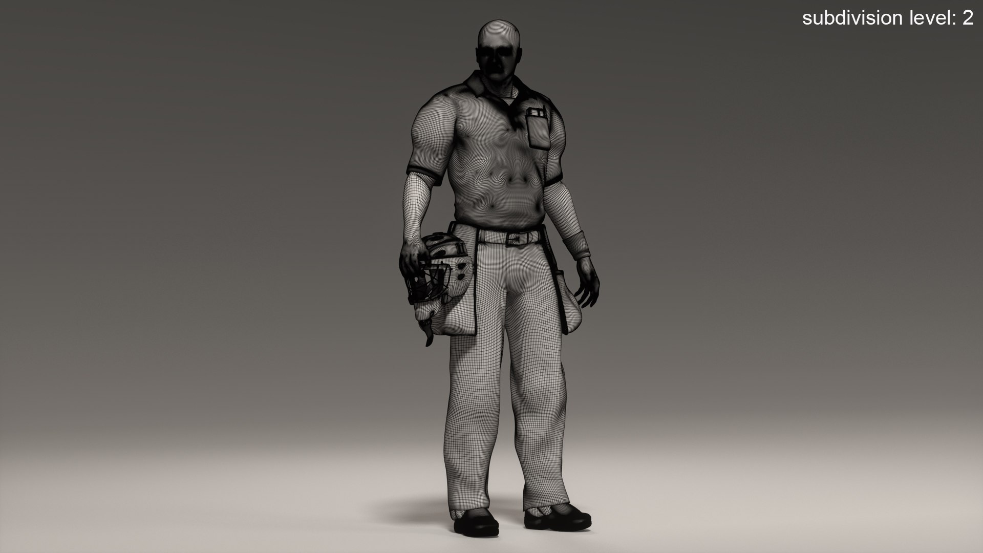 Baseball Umpire In Chief Animated HQ 3D Model - TurboSquid 2052087