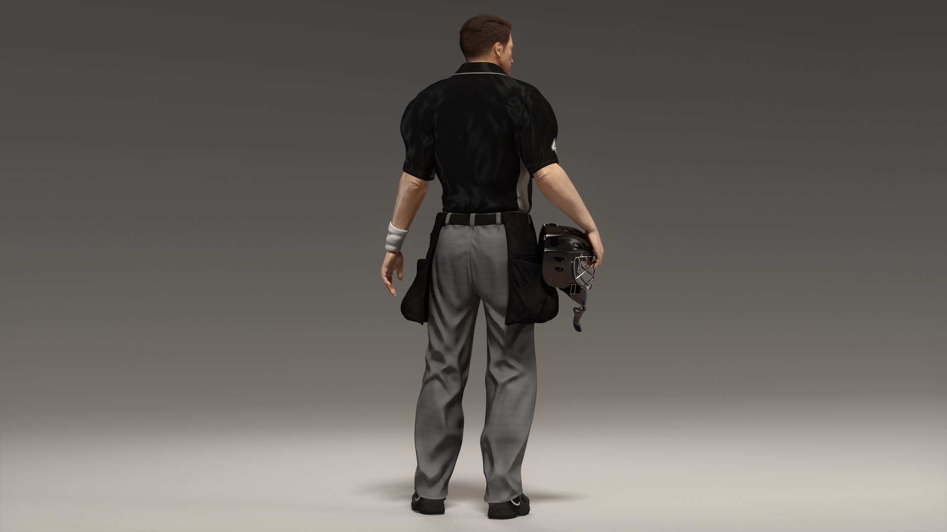 Baseball Umpire In Chief Animated HQ 3D Model - TurboSquid 2052087