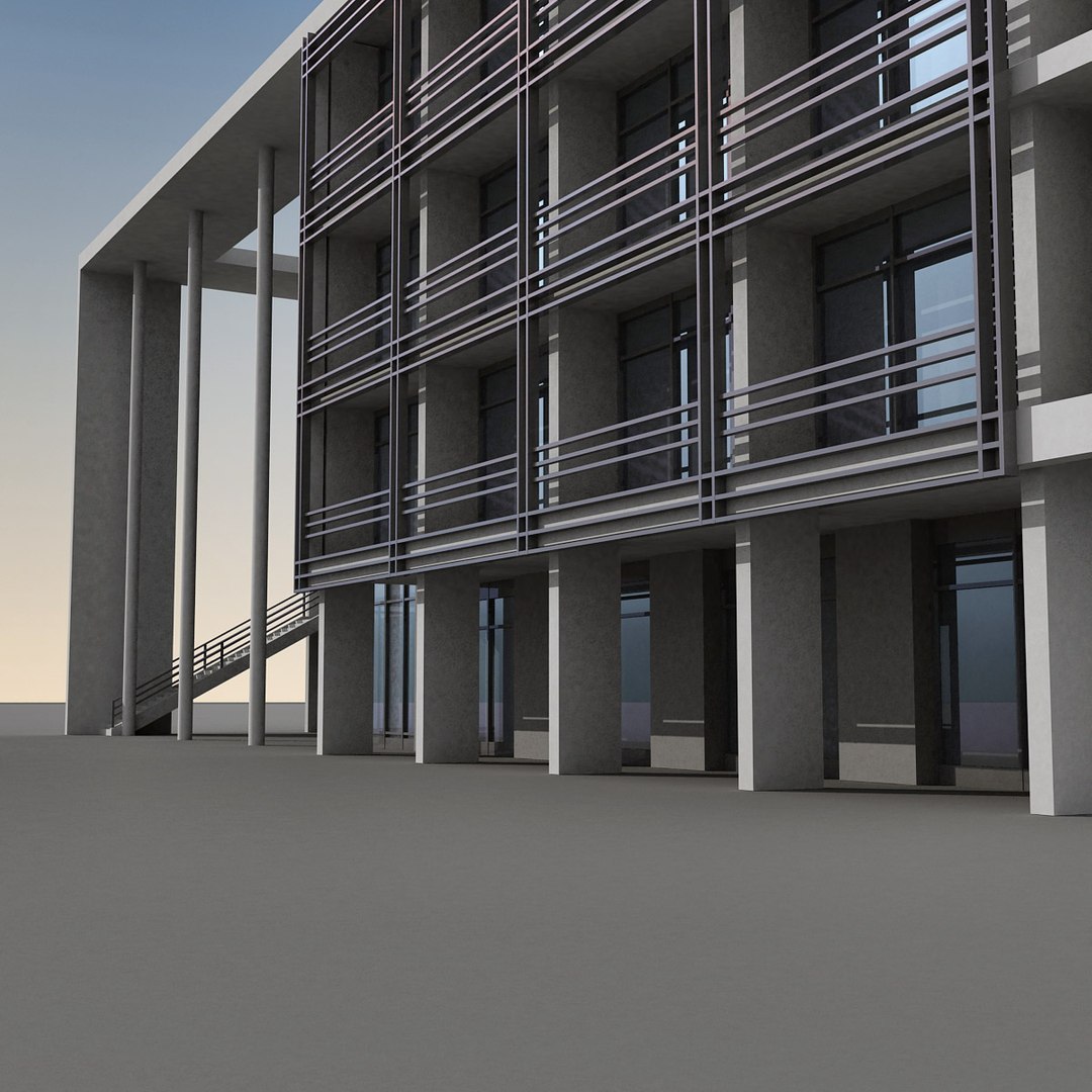 3d Modern Building