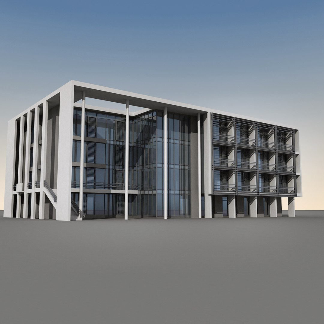 3d Modern Building