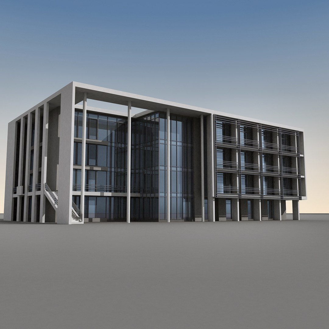 3d Modern Building