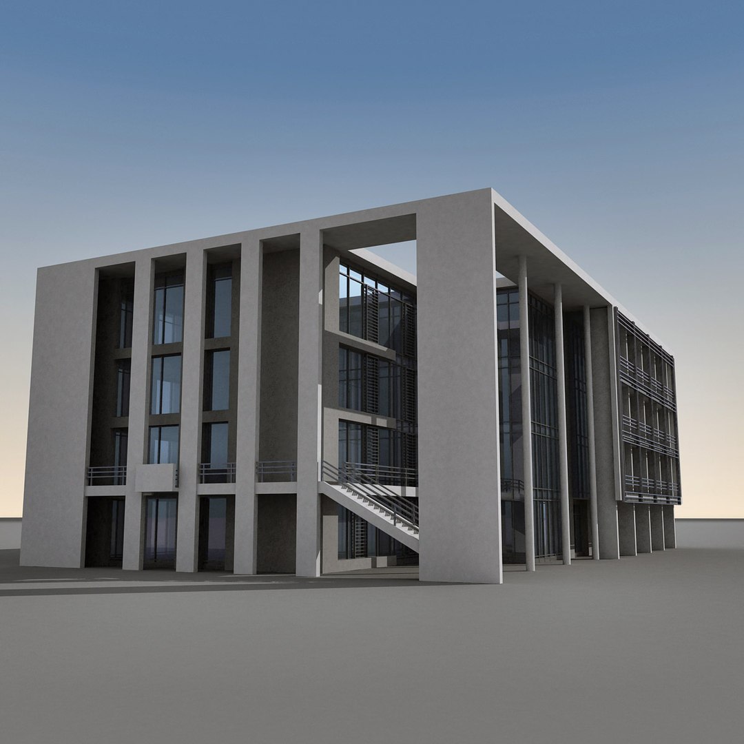3d Modern Building