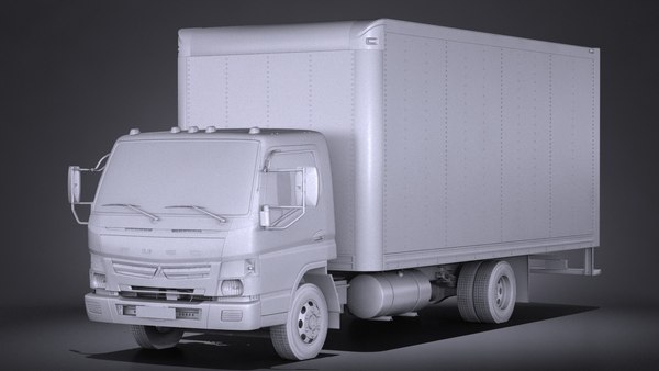 modelo 3d Mitsubishi Fuso BOX 2016 - TurboSquid 1034935
