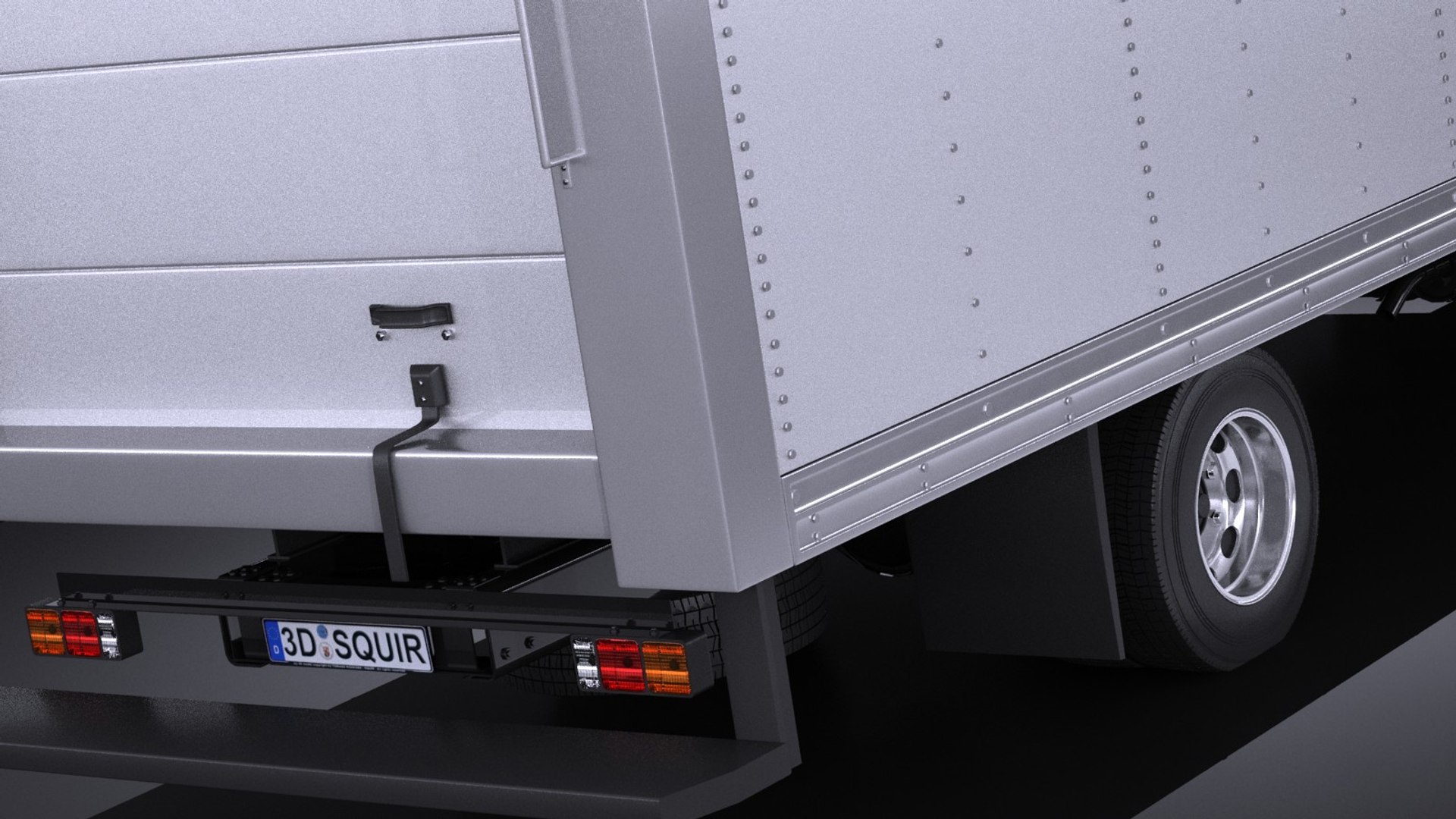 3d Mitsubishi Fuso Box Model