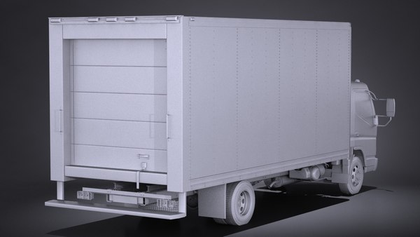 modelo 3d Mitsubishi Fuso BOX 2016 - TurboSquid 1034935