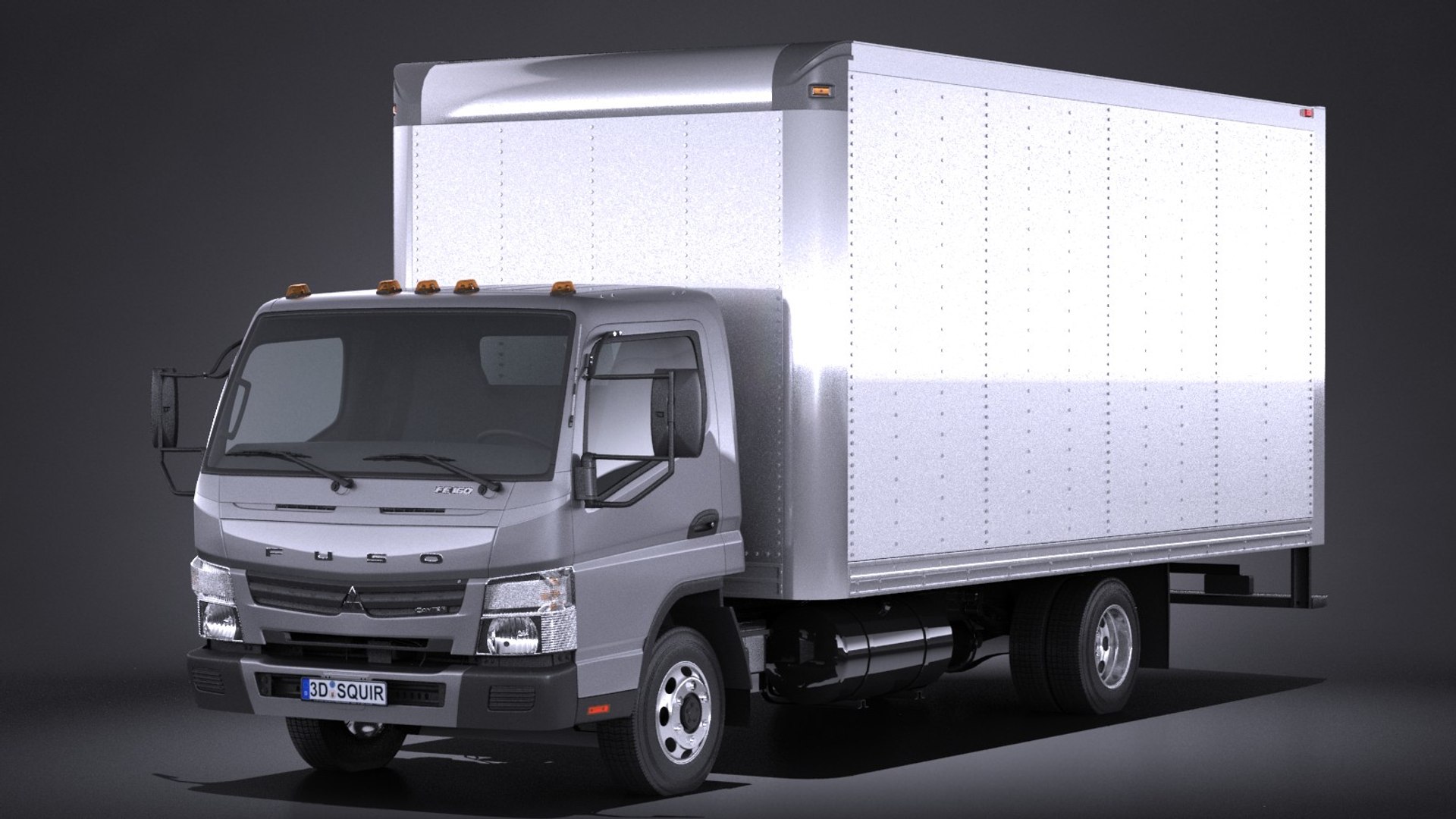 3d Mitsubishi Fuso Box Model