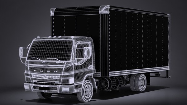 modelo 3d Mitsubishi Fuso BOX 2016 - TurboSquid 1034935