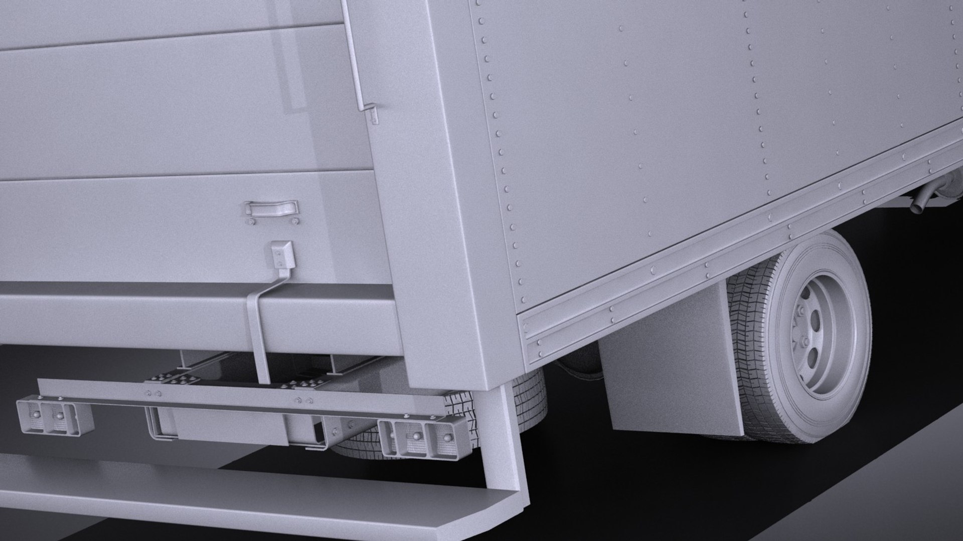 3d Mitsubishi Fuso Box Model