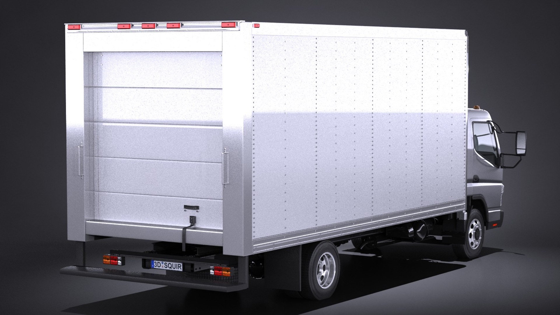 3d Mitsubishi Fuso Box Model