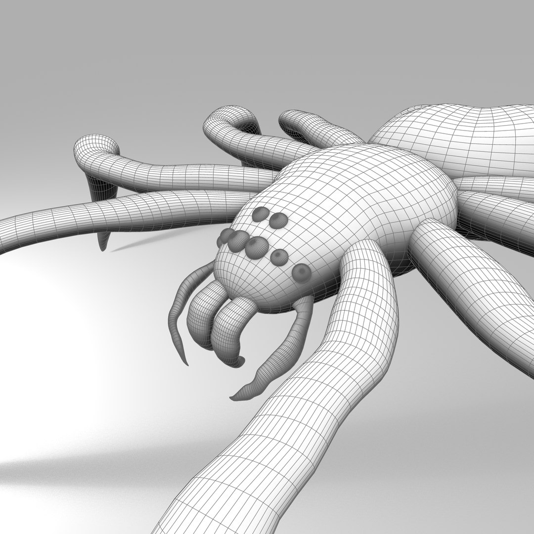 3d Model Monster Spider