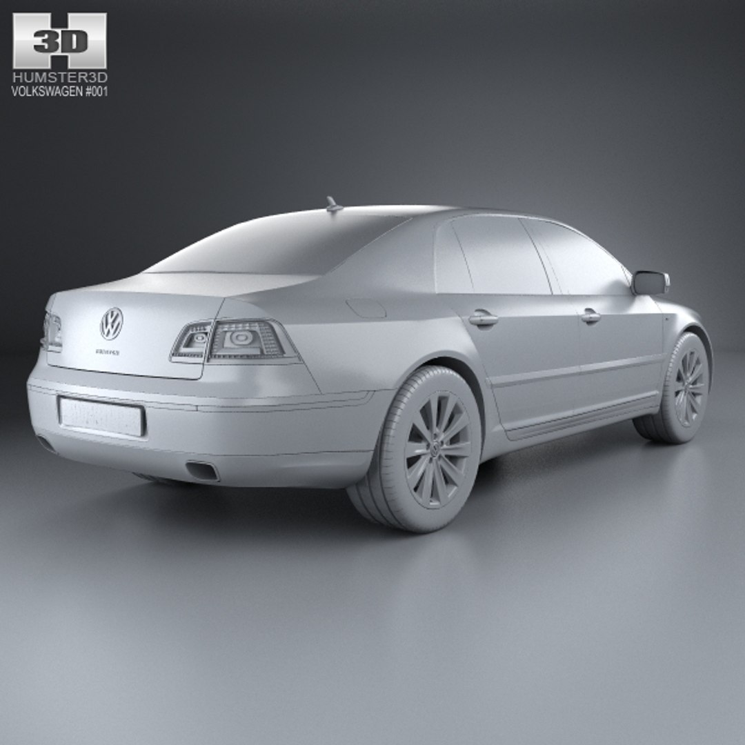 phaeton 2011 3d model