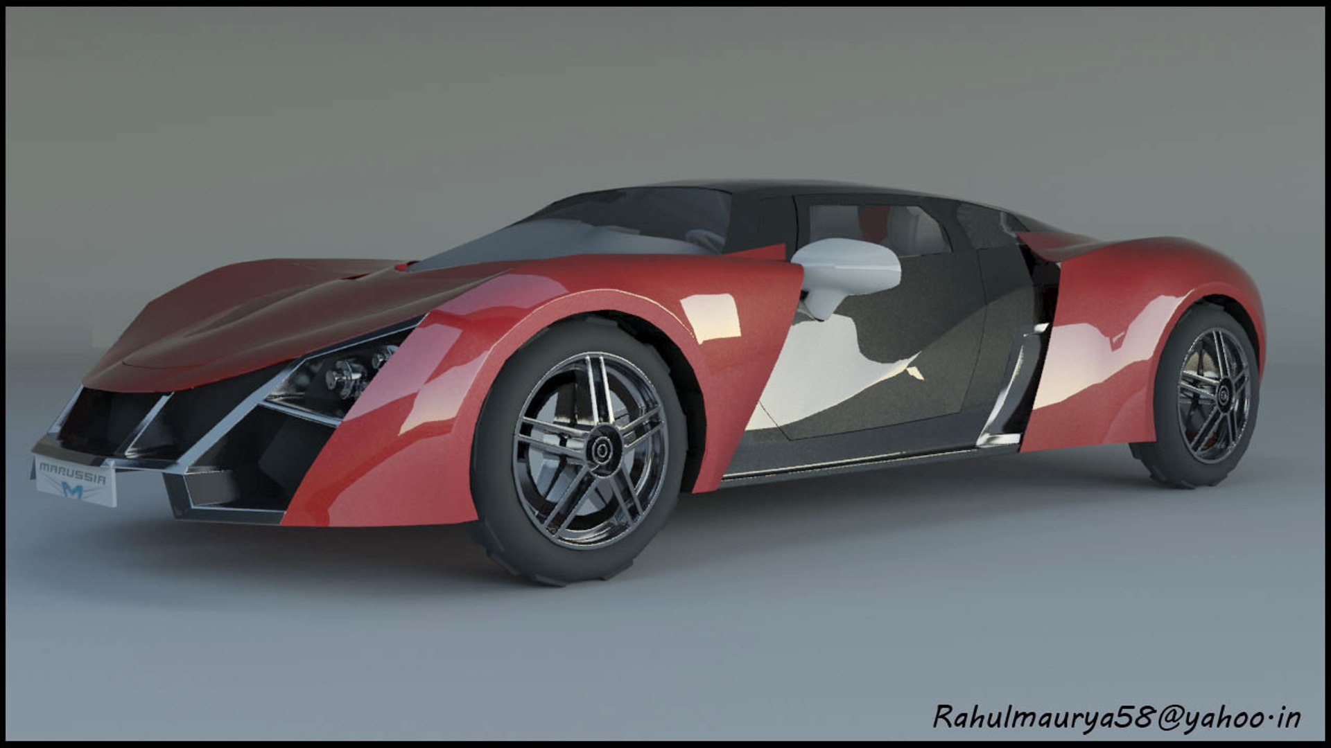 Marussia B2 Sport Car 3d Model