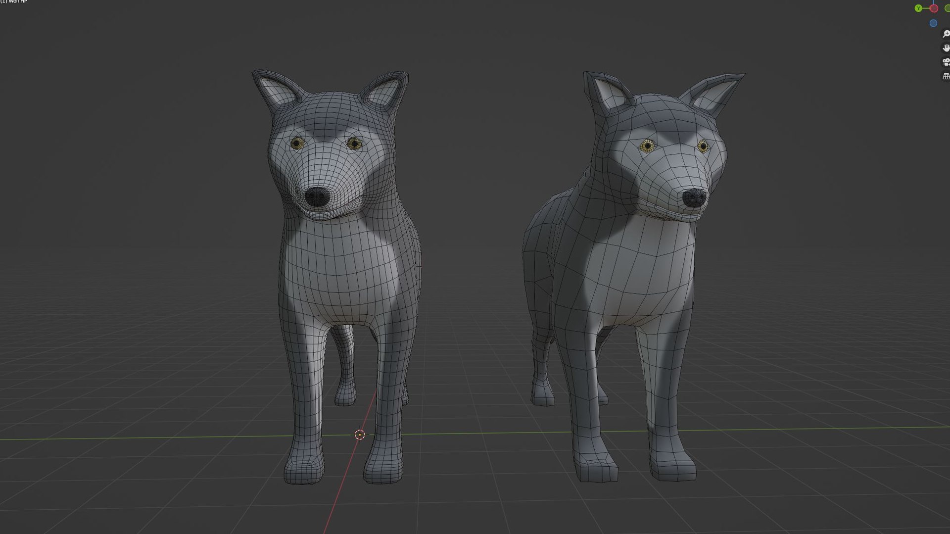 LowPoly Wolf Model - TurboSquid 2035588