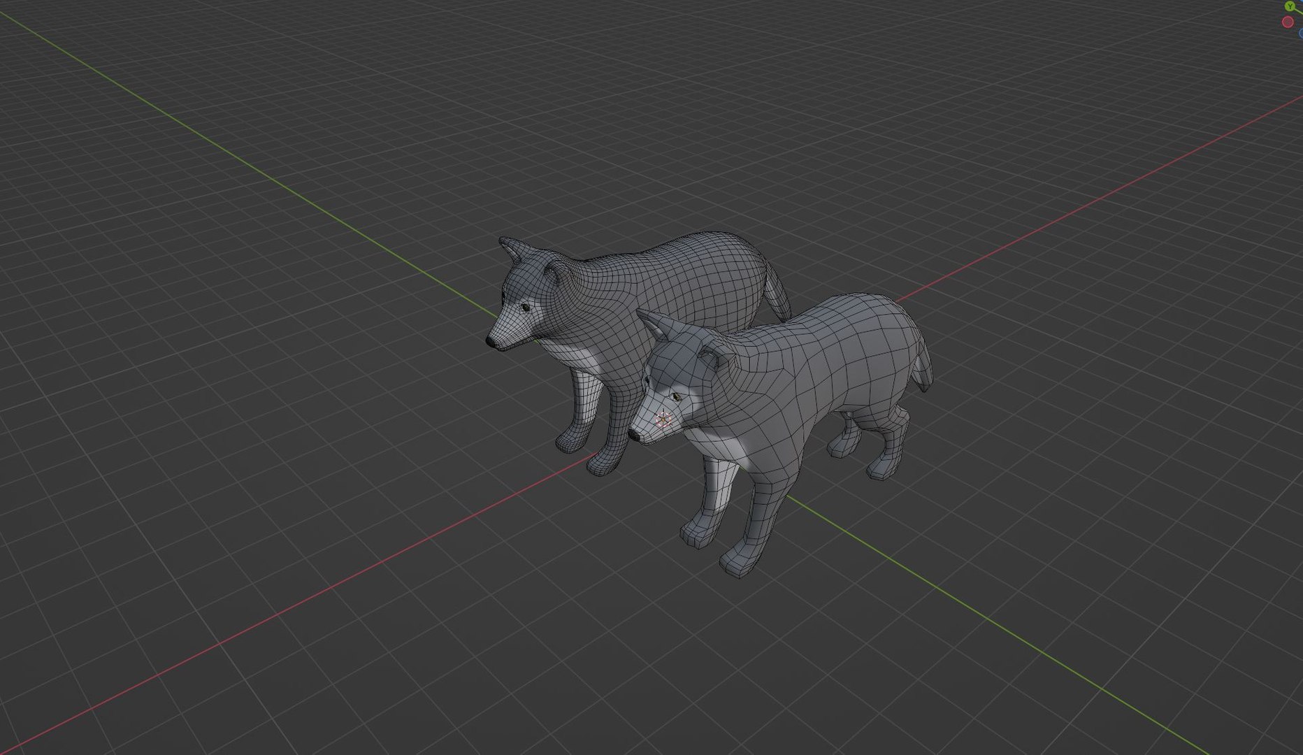 LowPoly Wolf Model - TurboSquid 2035588