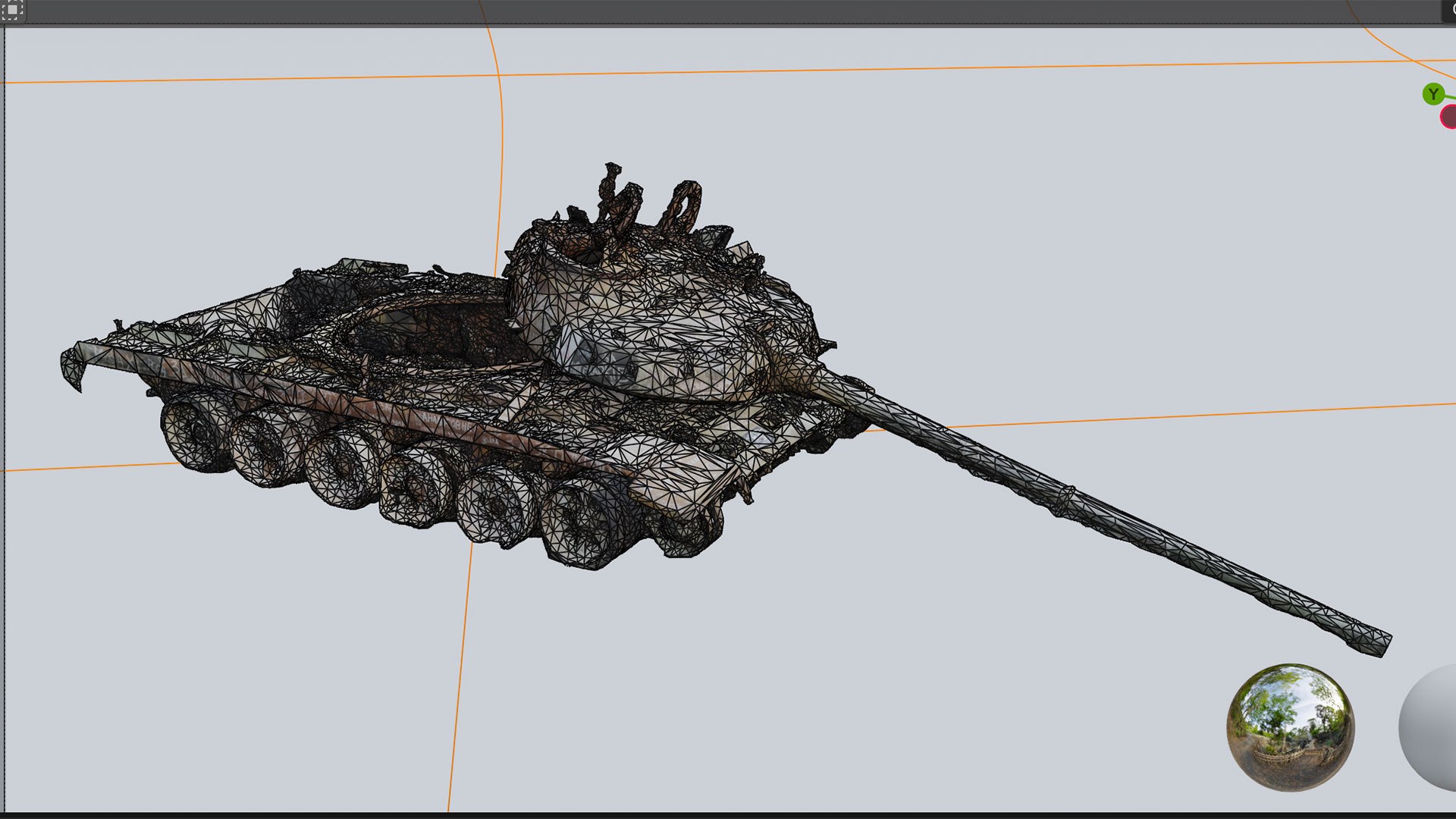 3D Destroyed T-72 Tank Model - TurboSquid 2123521