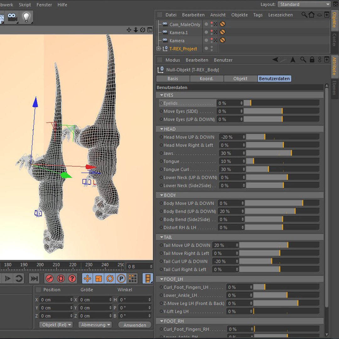 Tyrannosaurus Rex T-rex 3d Model