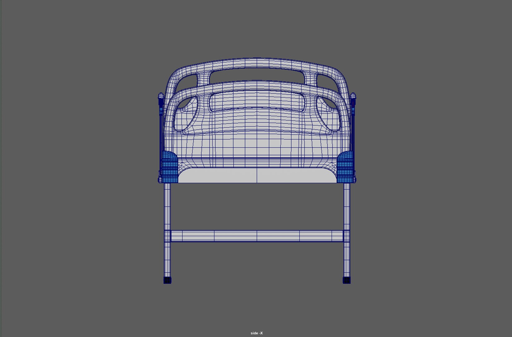 Adjustable Funtional Hospital Bed 3D Model - TurboSquid 2285132