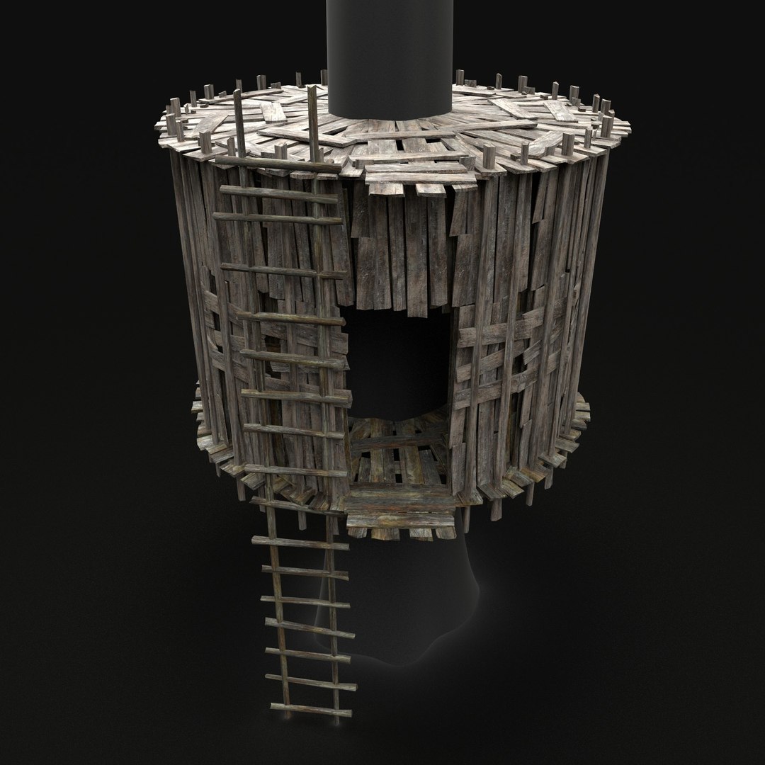 3D Tree Wooden Platform - TurboSquid 1678998
