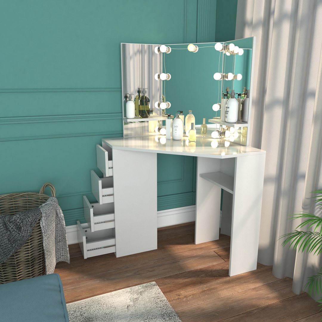 Parfume Table 3D Model - TurboSquid 1834221