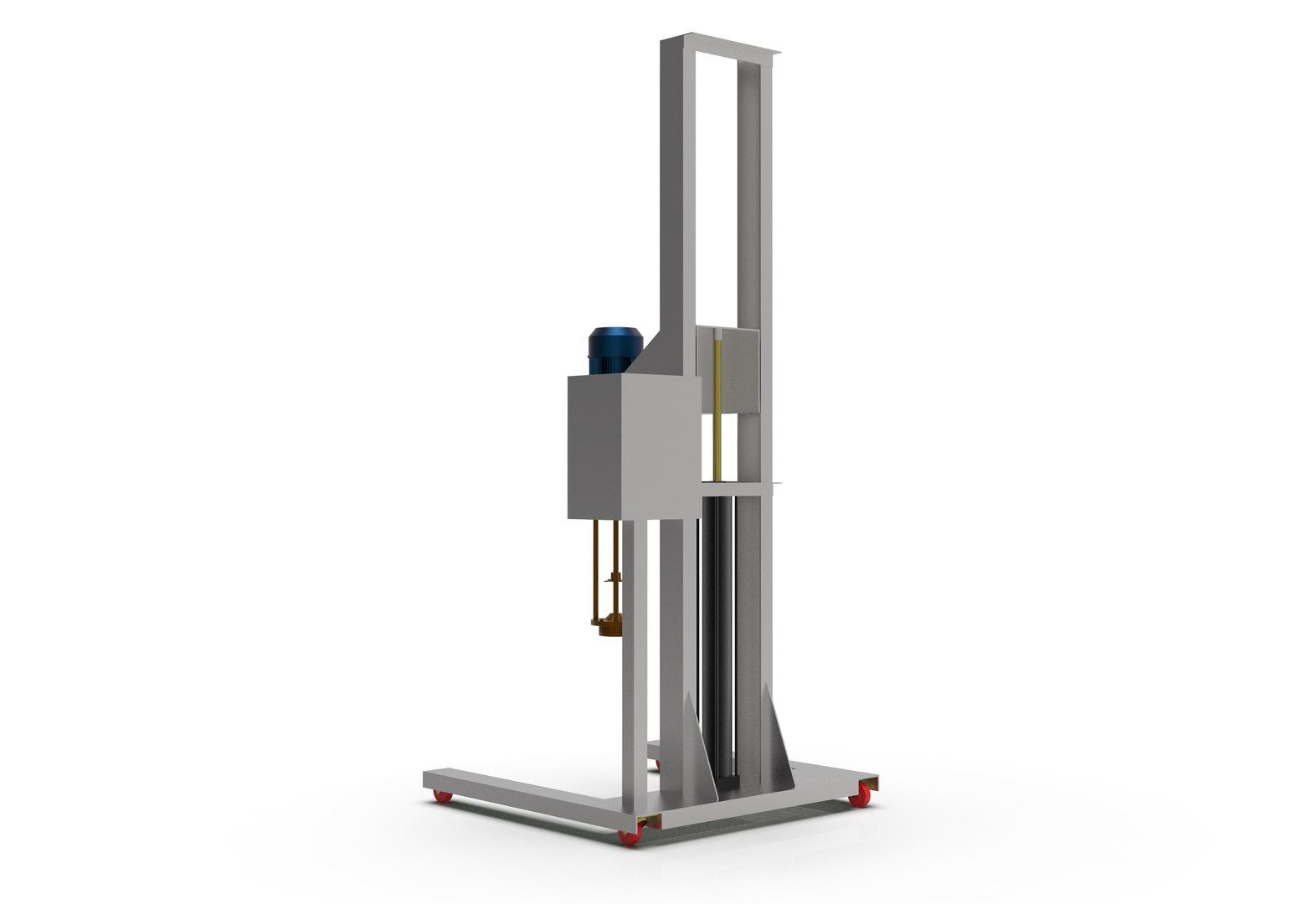 Lifting Mixer - Vertical Mixing Agitator Machine 3D Model - TurboSquid ...
