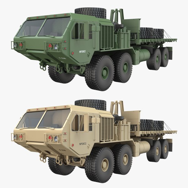 modelo 3d HEMTT Heavy Expanded Mobility Tactical Flatbed Truck ...
