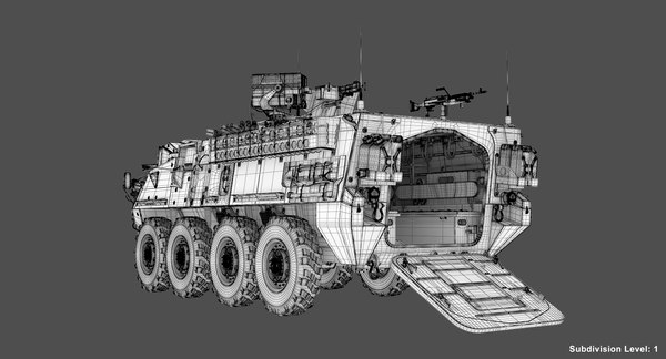 3D Stryker Pack 1 - TurboSquid 1767699