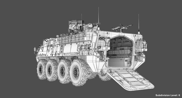 3D Stryker Pack 1 - TurboSquid 1767699