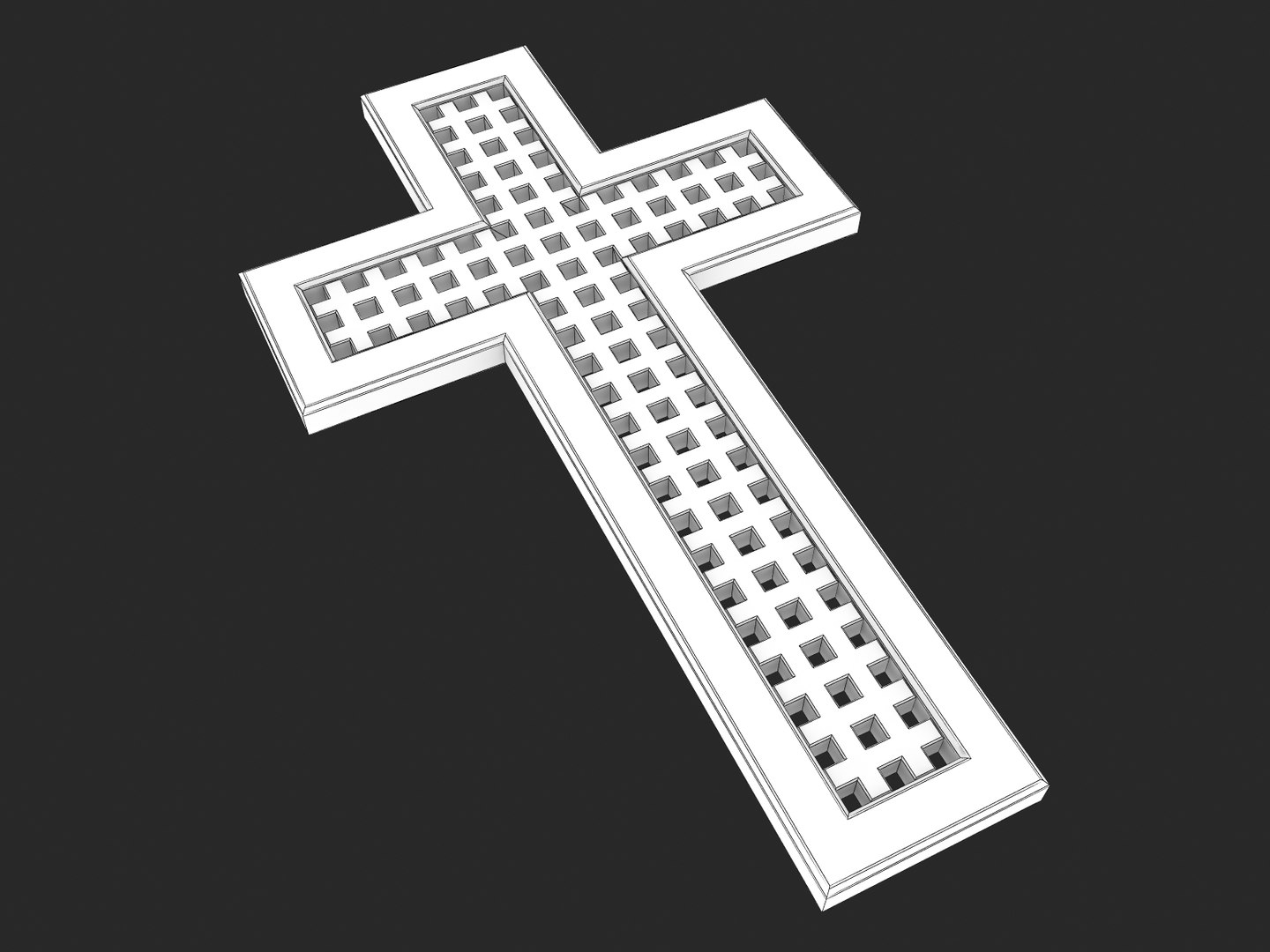 3D cross - TurboSquid 1474561
