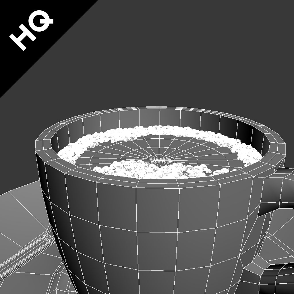 coffee cup 3d max