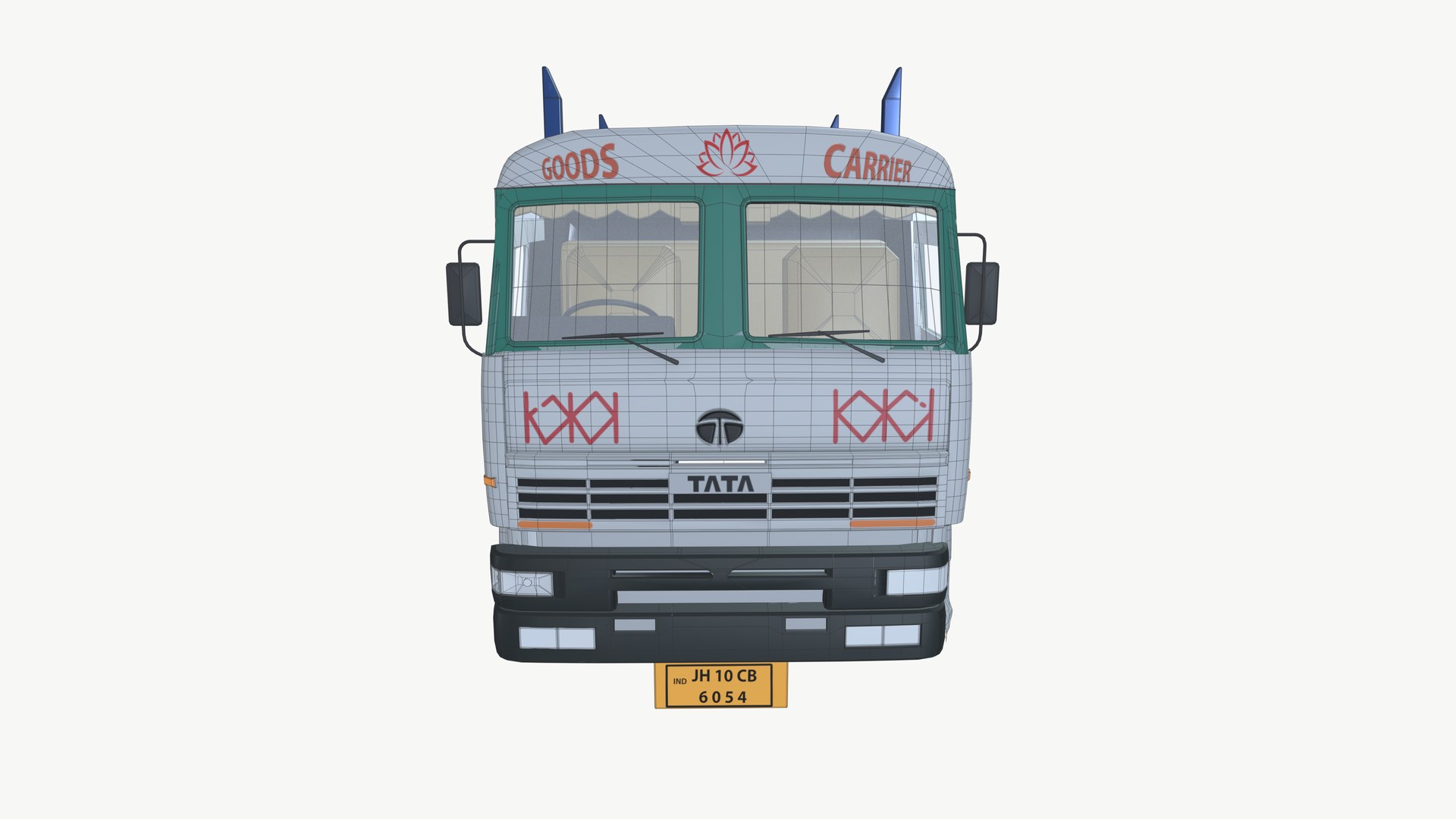 3D Goods Carrier Truck Model - TurboSquid 2271275