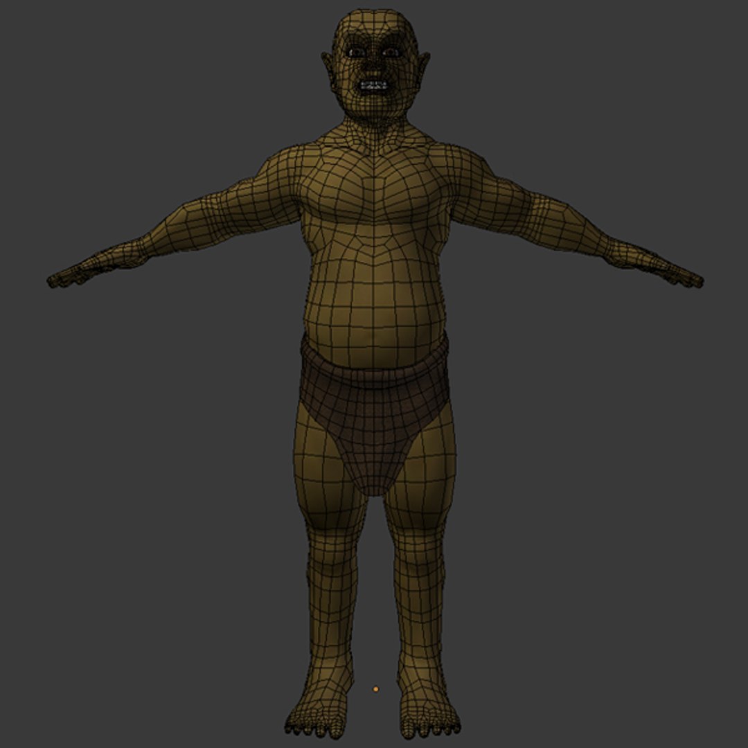3D Ogre Ready Character Model - TurboSquid 1220703