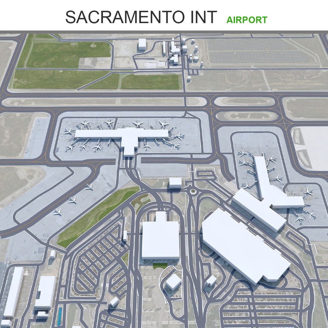 Sacramento International Airport 3D Model - TurboSquid 2016196