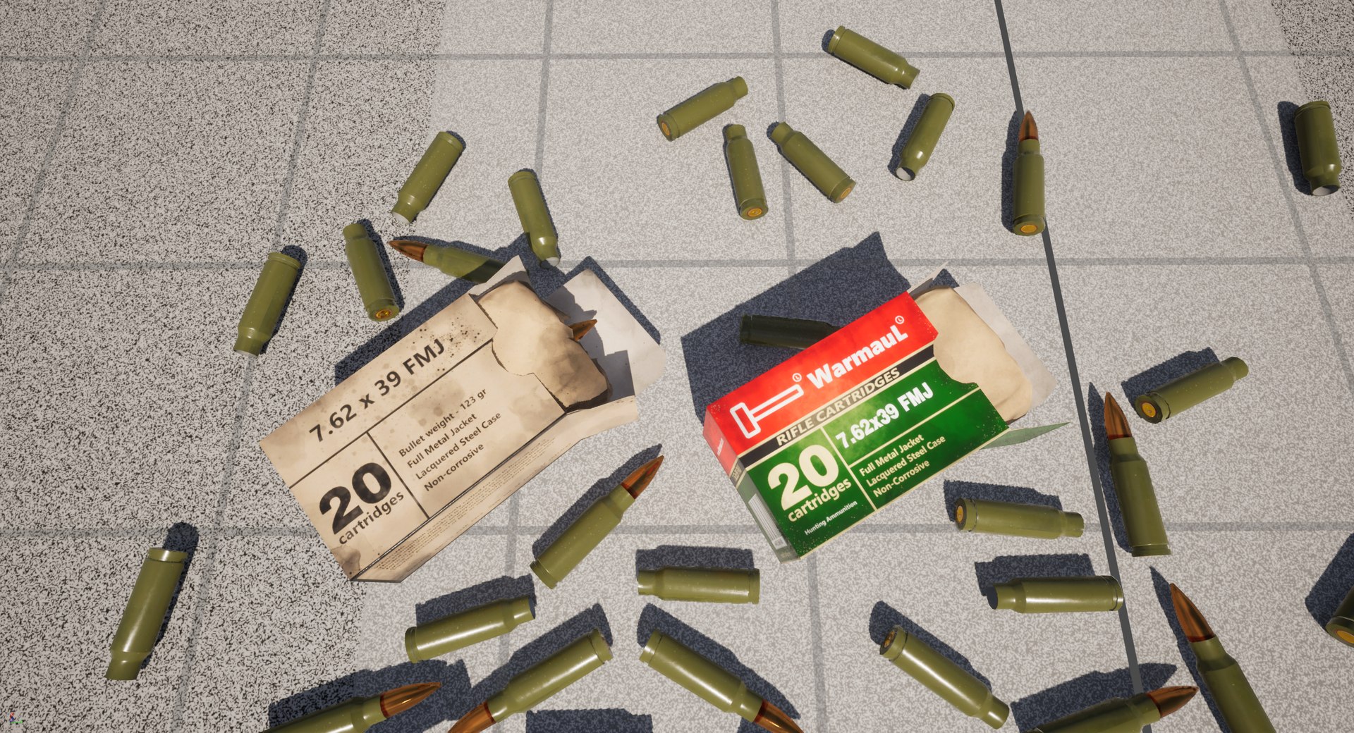 Ammunition Box 7 62x39 FMJ For AK SKS RPD 2 3D Model - TurboSquid 2156453