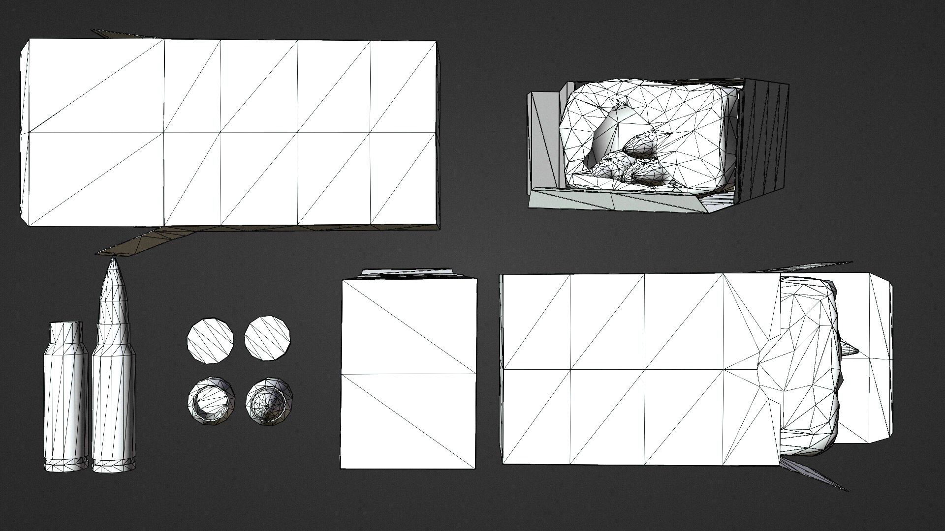 Ammunition Box 7 62x39 FMJ For AK SKS RPD 2 3D Model - TurboSquid 2156453