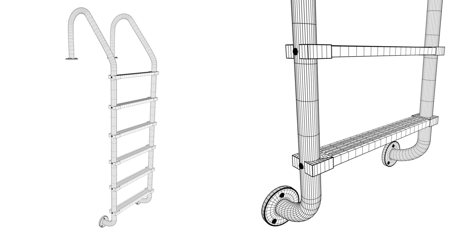 Pool Ladder 3D Model - TurboSquid 1406935