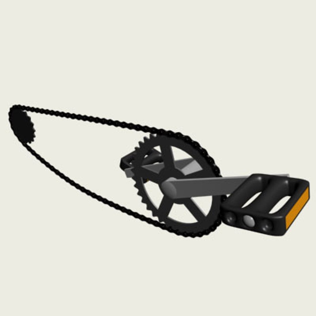 Bicycle Chain Classic Transmission 3d Model