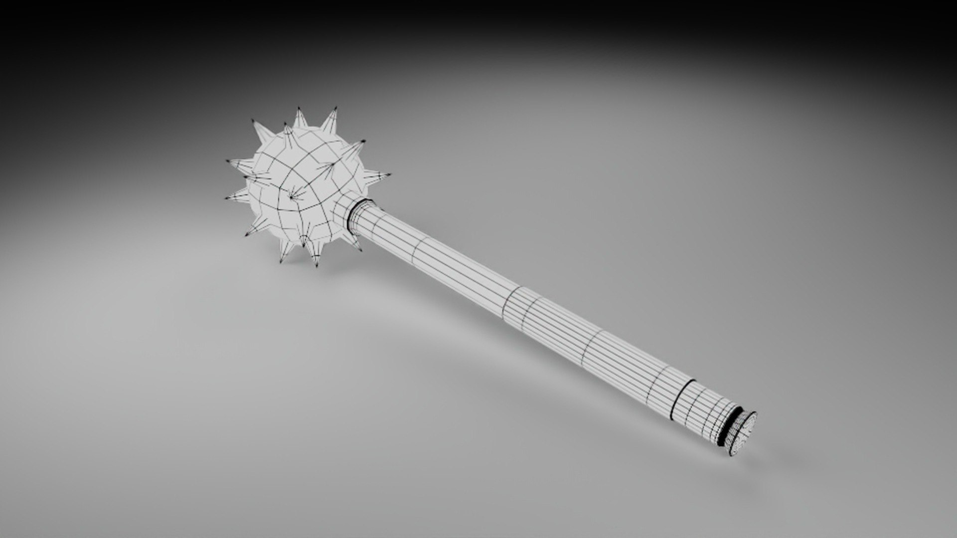 Spikey Ball Mace Model Turbosquid 2062890